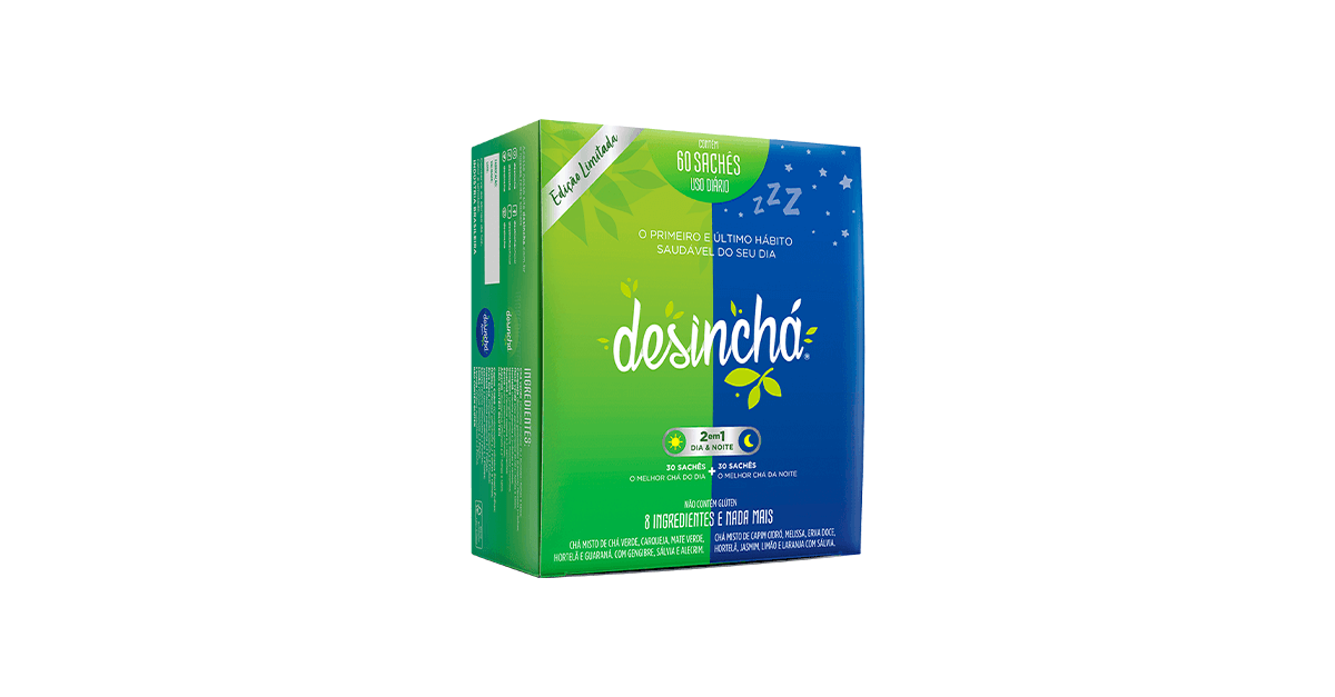 Chá Desinchá para o dia e para noite - Original | Desinchá