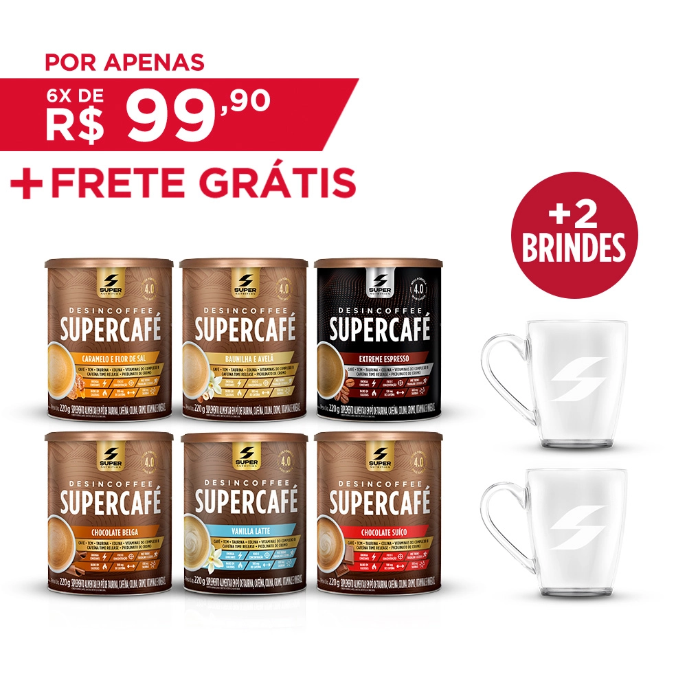 Desincoffee Supercafé Todos Sabores + Caneca | Desinchá | Desinchá